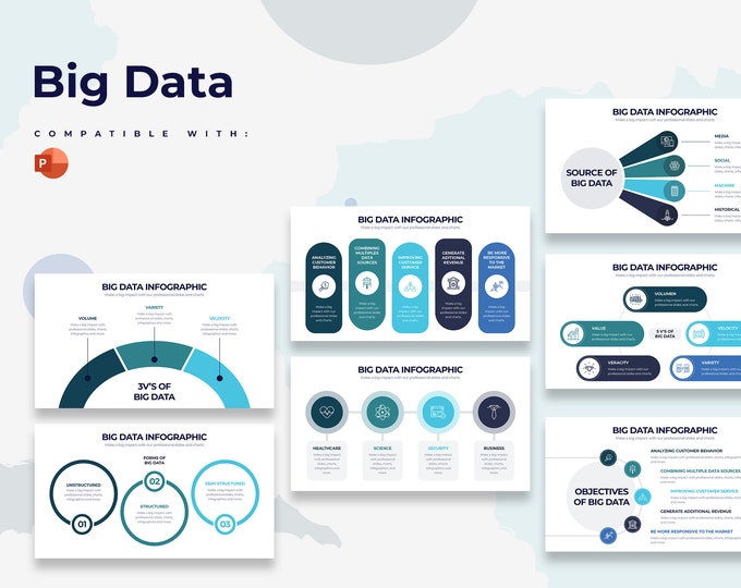 500 Powerpoint Templates Bundle | Animated Infographics and Excel Data ...