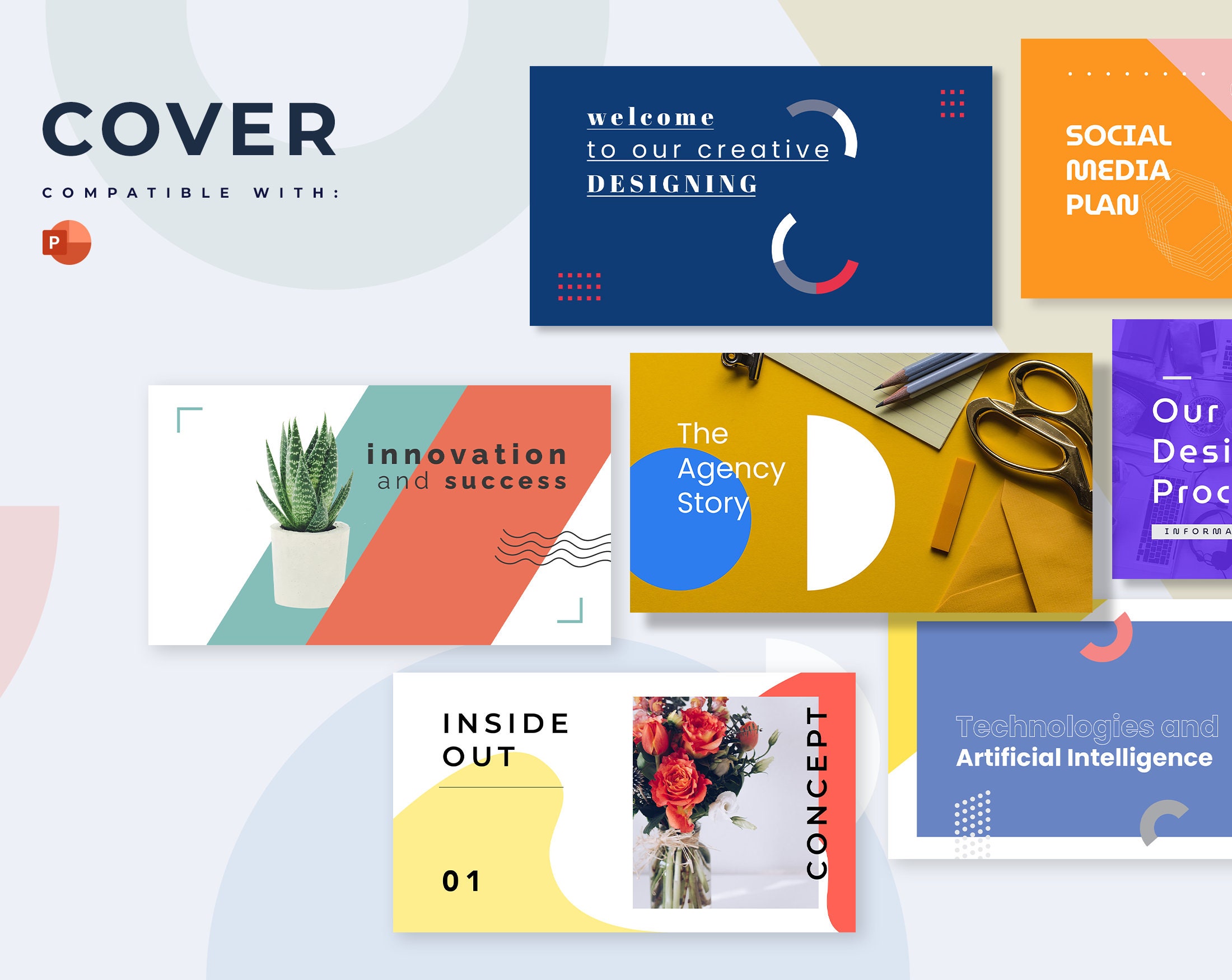 Infografía de portada / Plantilla de Powerpoint, Plantilla para ...