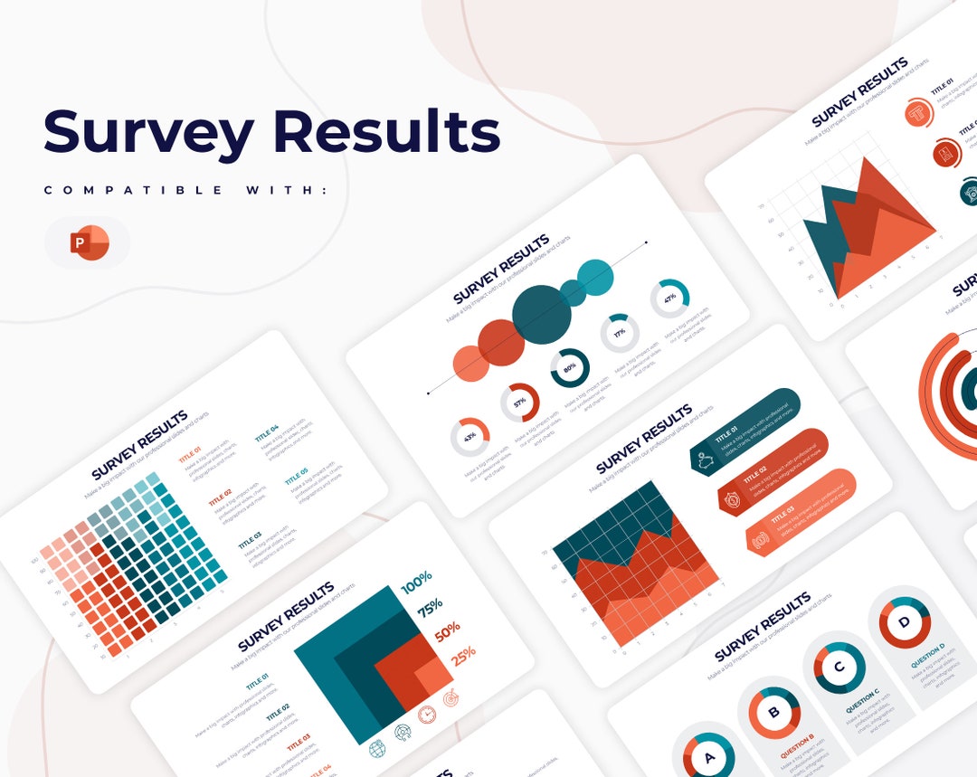 Survey Result Infographics | Powerpoint Template, Template for ...