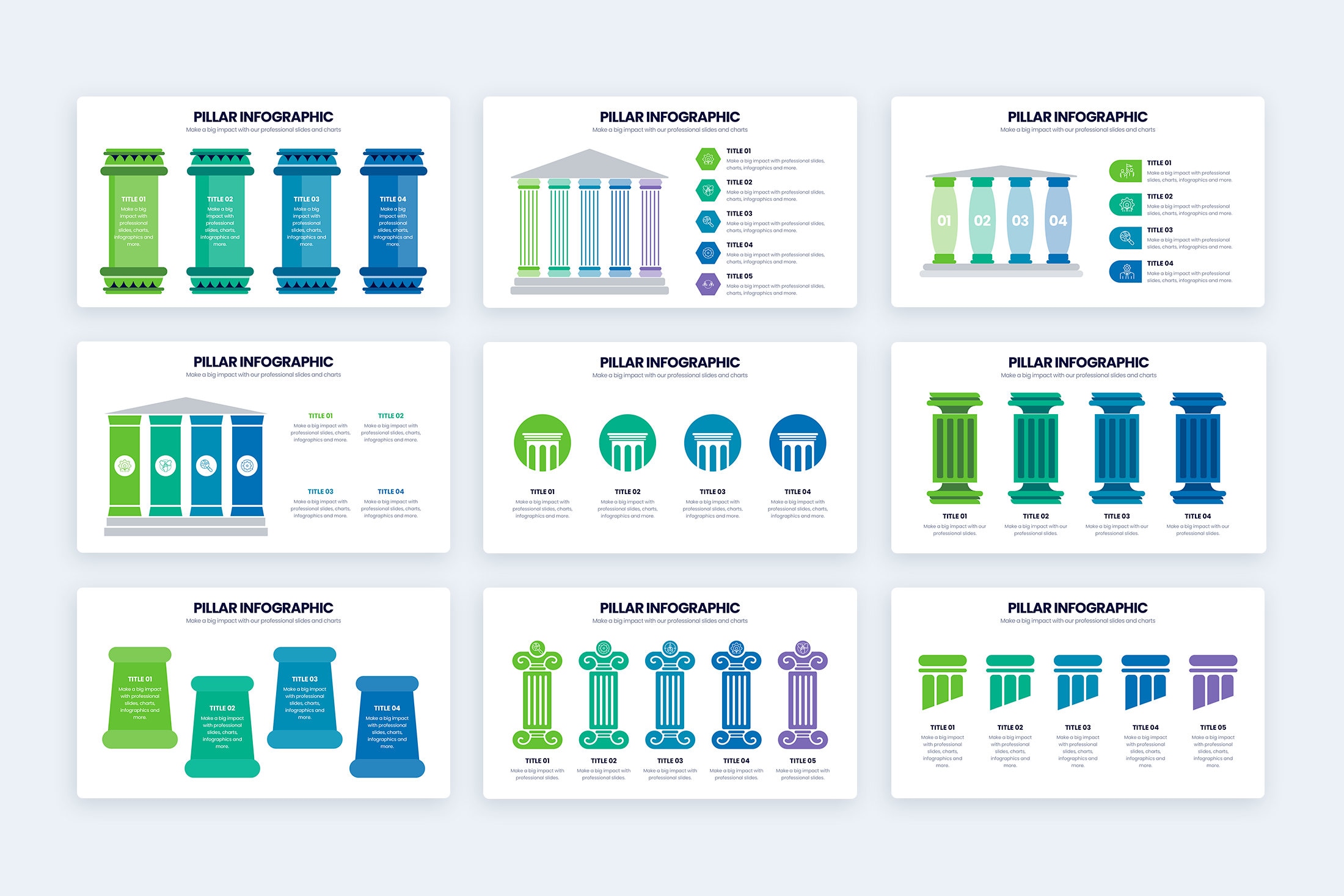 Pillar Infographics | Template for Powerpoint, Best Powerpoint Template ...