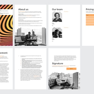 Saas Sales Proposal Template for CANVA & ILLUSTRATOR - Etsy