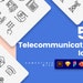 Telecommunications Icons | Vector Icons for Powerpoint, Keynote ...