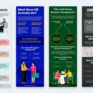 Human Resources Vertical Infographic Templates | Diagrams for ...