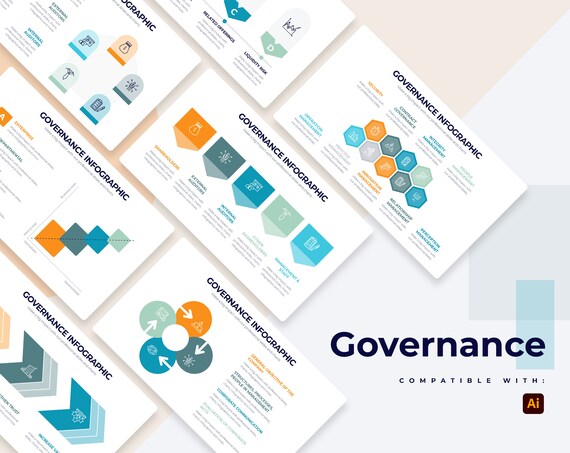 Governance Infographics Template for Illustrator Best - Etsy