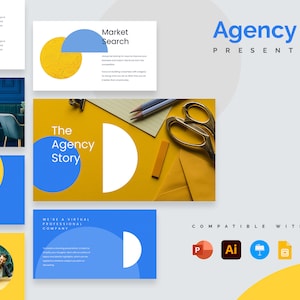 Agency Brief Presentation Template | Powerpoint Template, Slides for ...