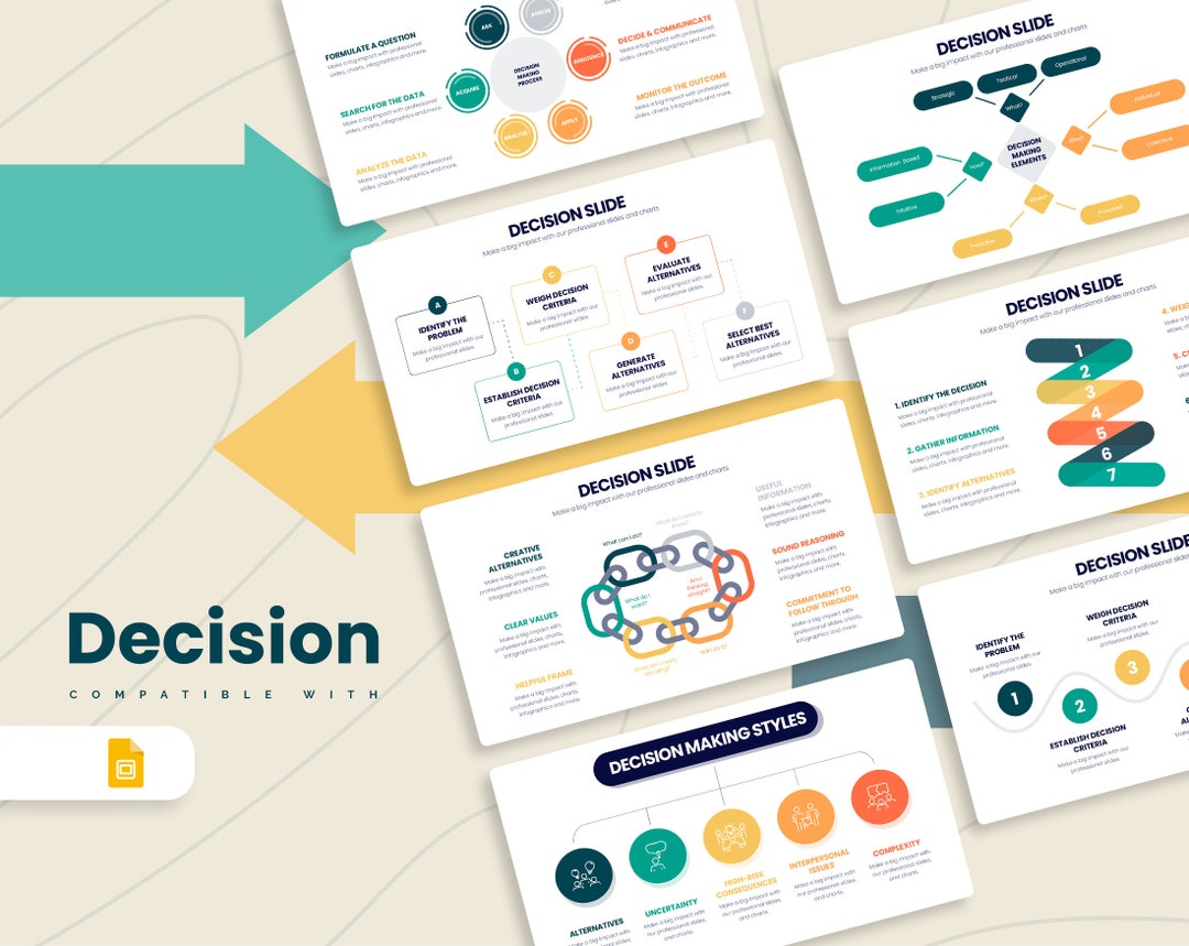 Decision Infographics | Google Slides Template | Template for Google ...