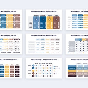 Responsibility Assignment Matrix Infographics | Template for ...