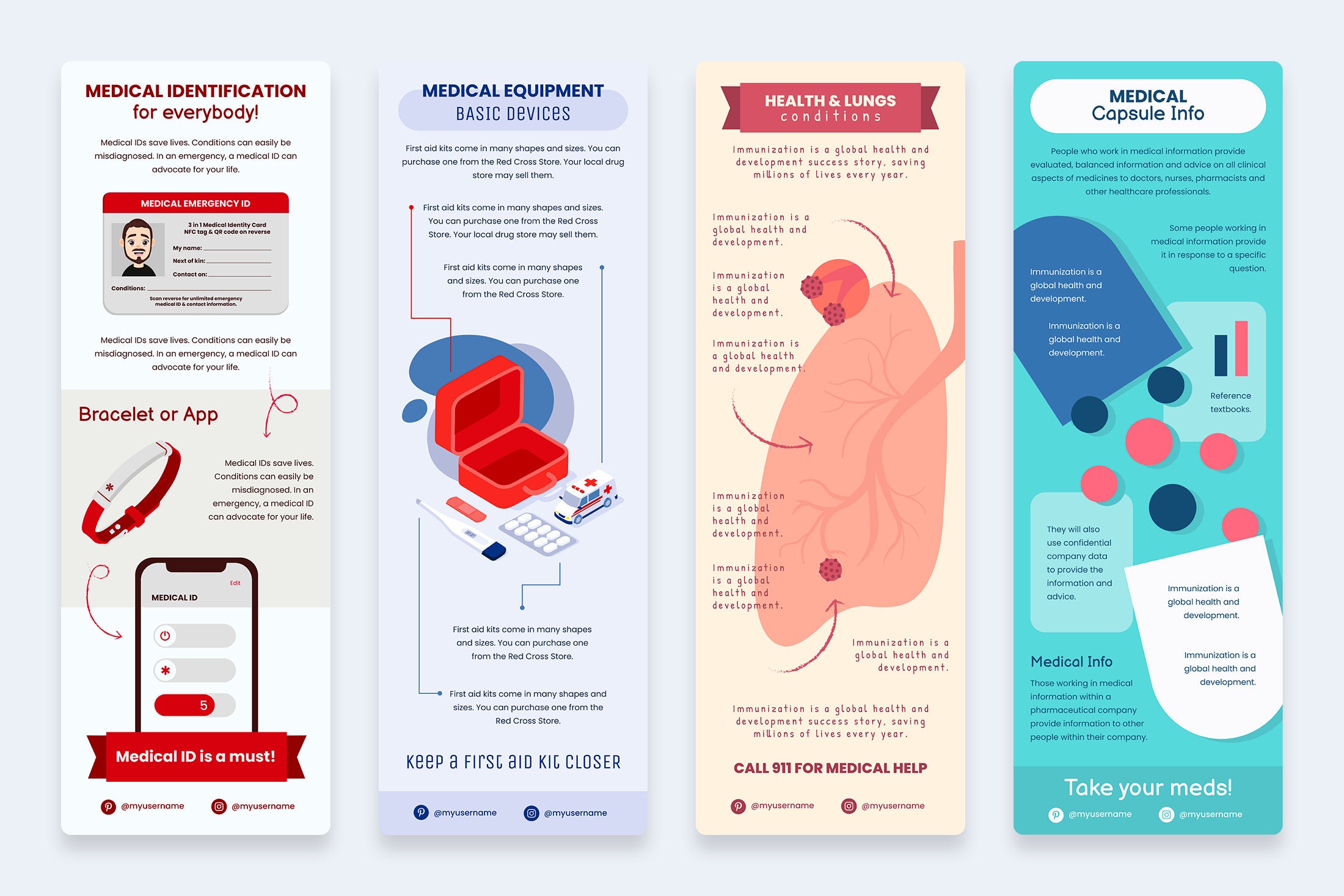 Medical Vertical Infographic Templates | Diagrams for Powerpoint ...