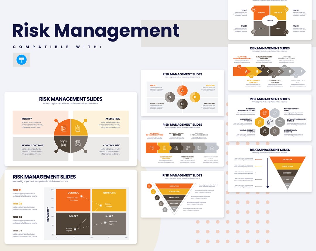 Risk Management Infographics | Template for Keynote | Best Keynote ...