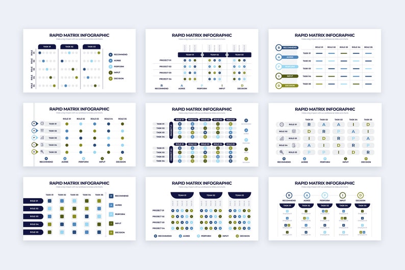 RAPID Matrix Infographics | Template for Keynote | Best Keynote ...