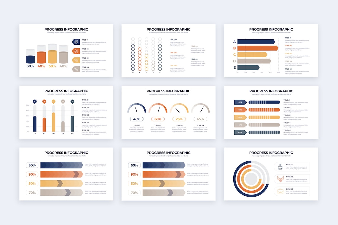 Progress Infographics | Powerpoint Template, Template for Powerpoint ...