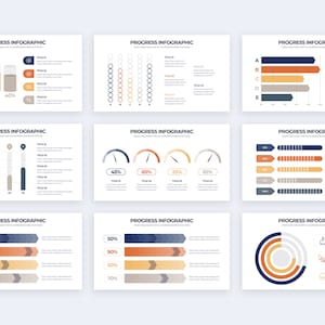 Progress Infographics | Powerpoint Template, Template for Powerpoint ...