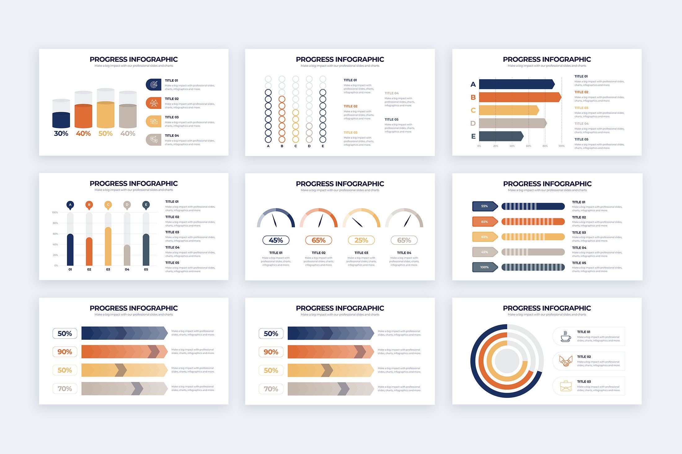 Progress Infographics | Powerpoint Template, Template for Powerpoint ...
