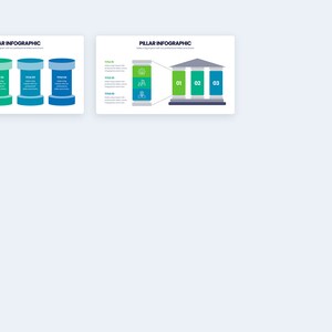 Pillar Infographics | Template for Illustrator, Easy to Edit, Fully ...