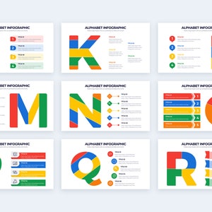 Alphabet Infographics | Powerpoint Template, Template for Powerpoint ...