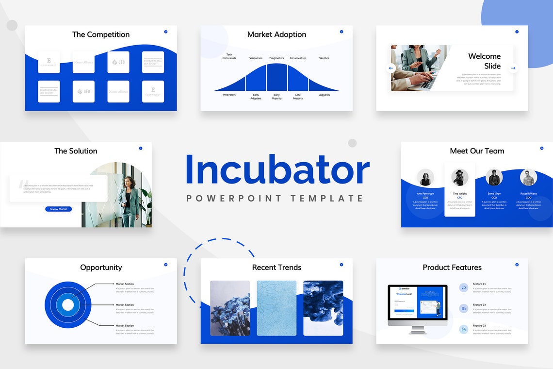 Incubator Startup Powerpoint Template | Presentations for Microsoft ...