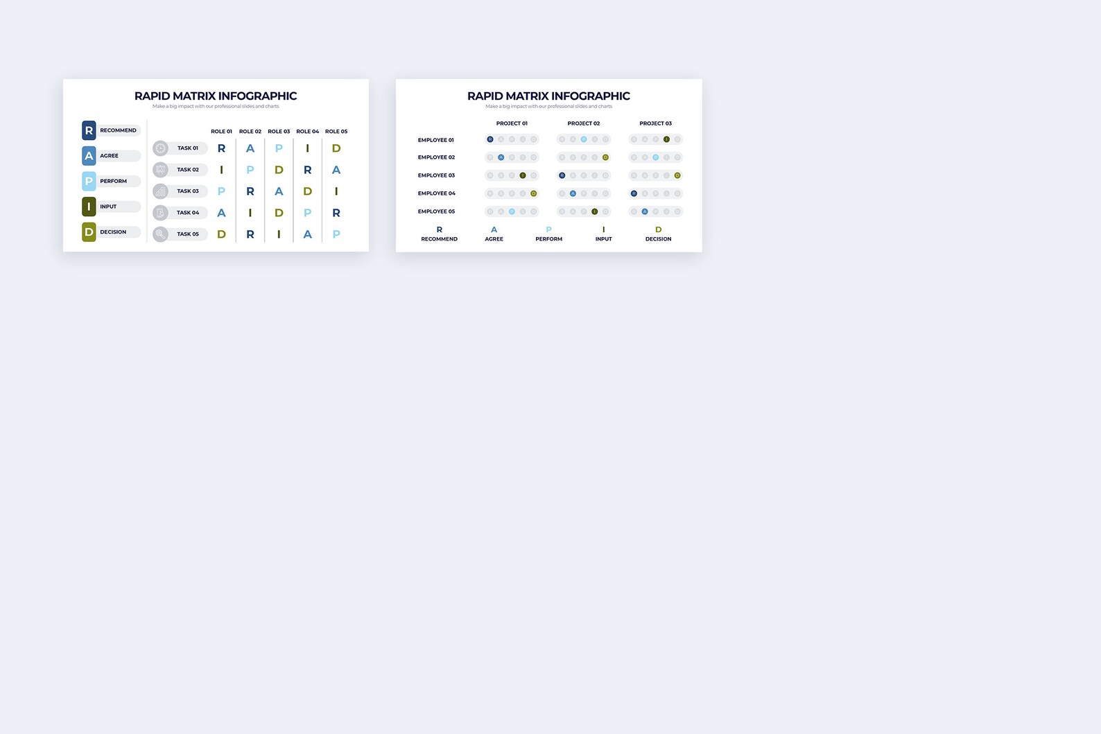 RAPID Matrix Infographics | Template for Keynote | Best Keynote ...