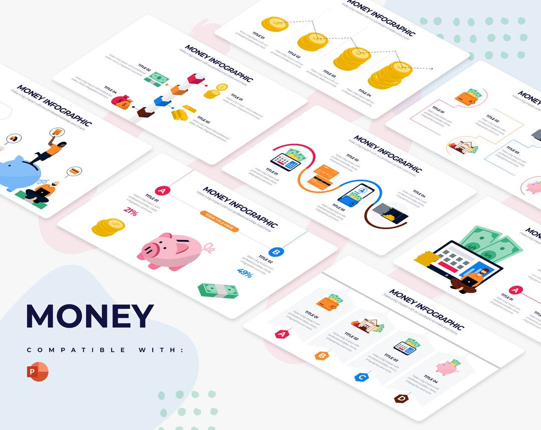 Money Infographics | Powerpoint Template, Template for Powerpoint ...