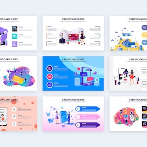 Credit Card Infographics | Template for Powerpoint | Best Powerpoint ...