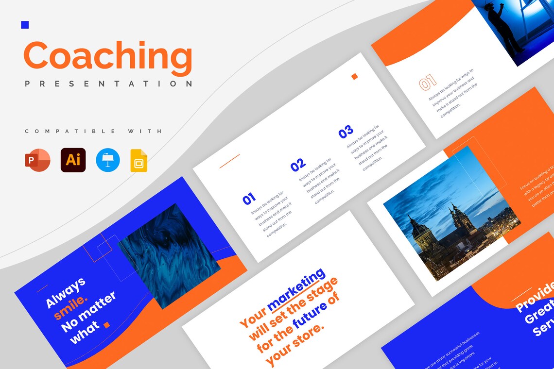 Coaching Presentation Template Powerpoint Template, Slides for Keynote ...