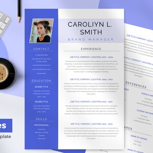 Nora Resume Template | Professional Microsoft Word CV Template ...