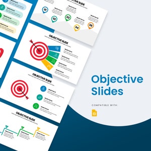 Objective Slides Template for Google Slides | Minimal Work | Modern ...