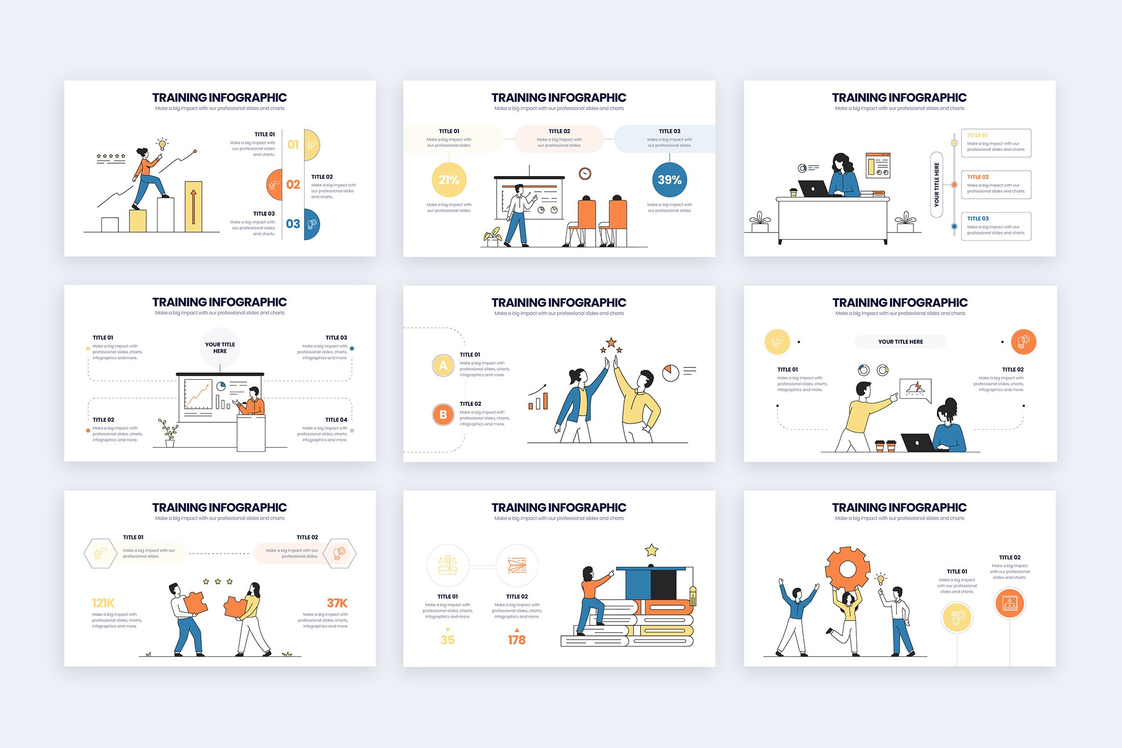 Training Infographics | Powerpoint Template, Template for Powerpoint ...