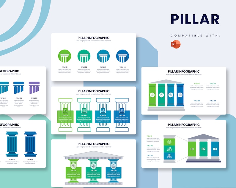 Pillar Infographics | Template for Powerpoint, Best Powerpoint Template ...