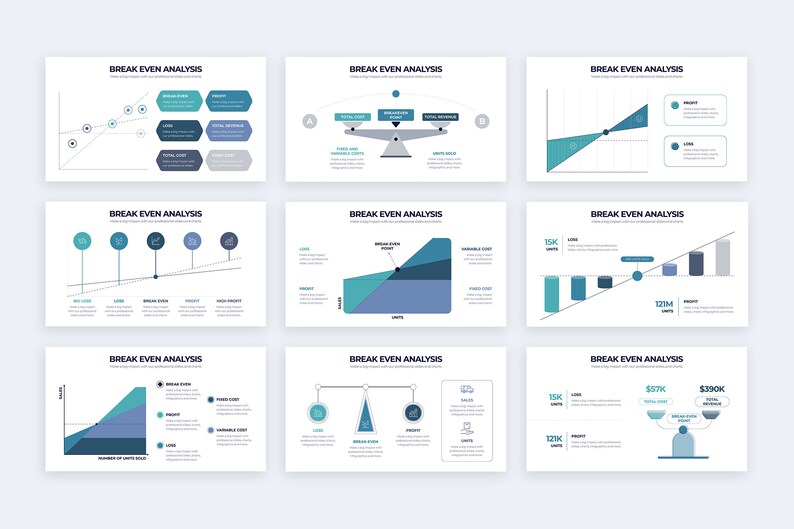 Break Even Analysis Infographic | Powerpoint Template, Template for ...