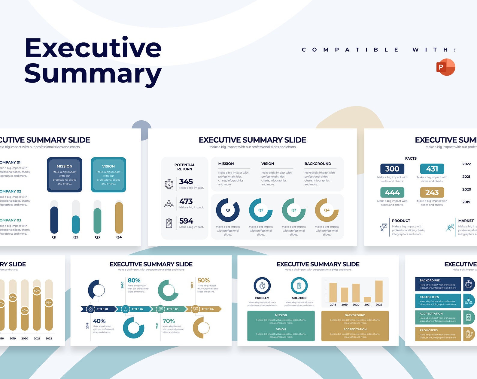 Executive Summary Infographics | Powerpoint Template, Template for ...