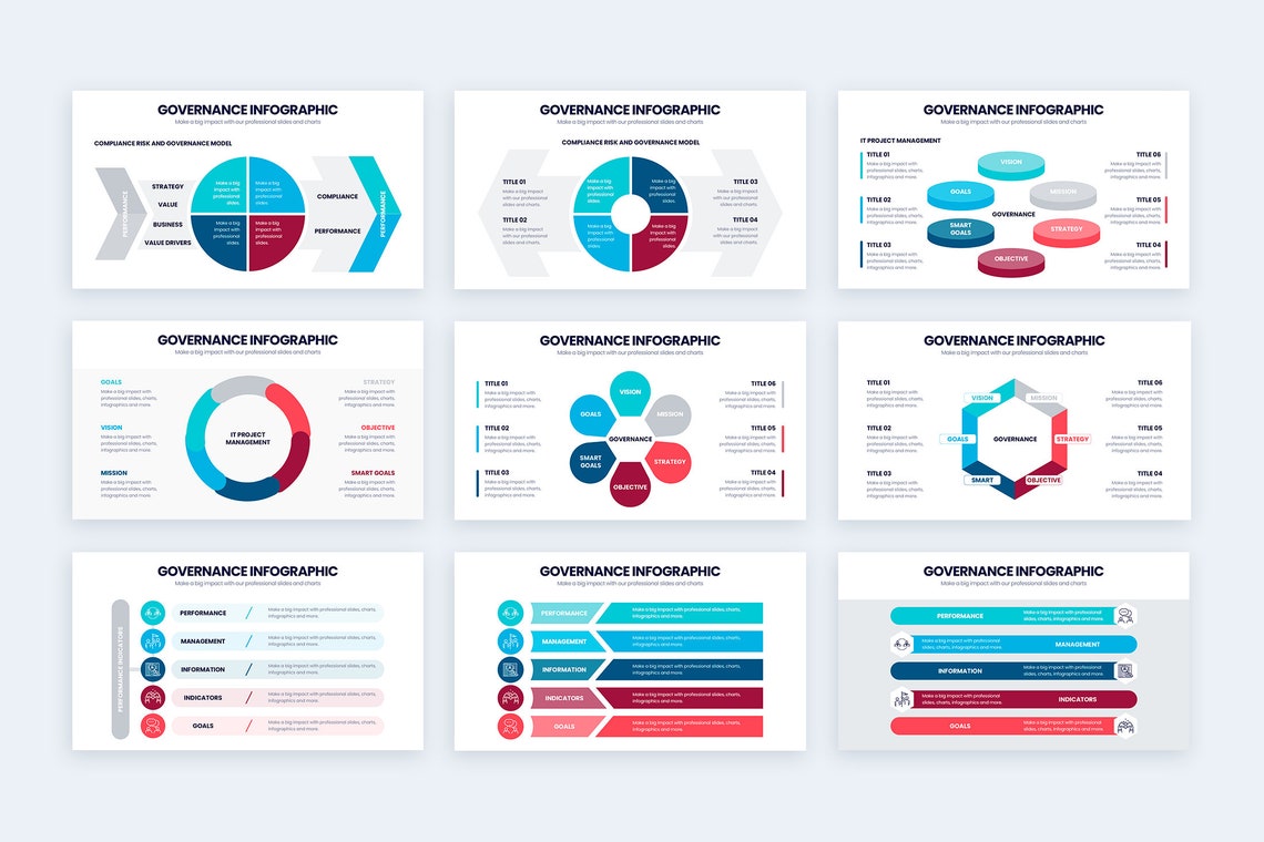 Governance Infographics Template for Illustrator, Easy to Edit, Fully ...