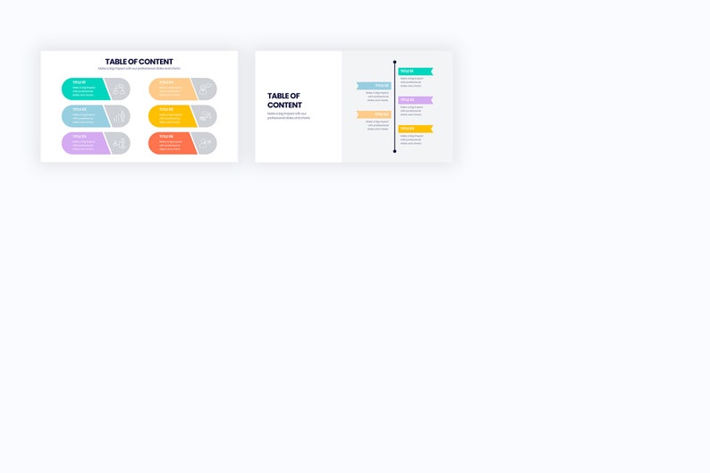 Table of Content Infographic Templates | Diagrams for Powerpoint ...