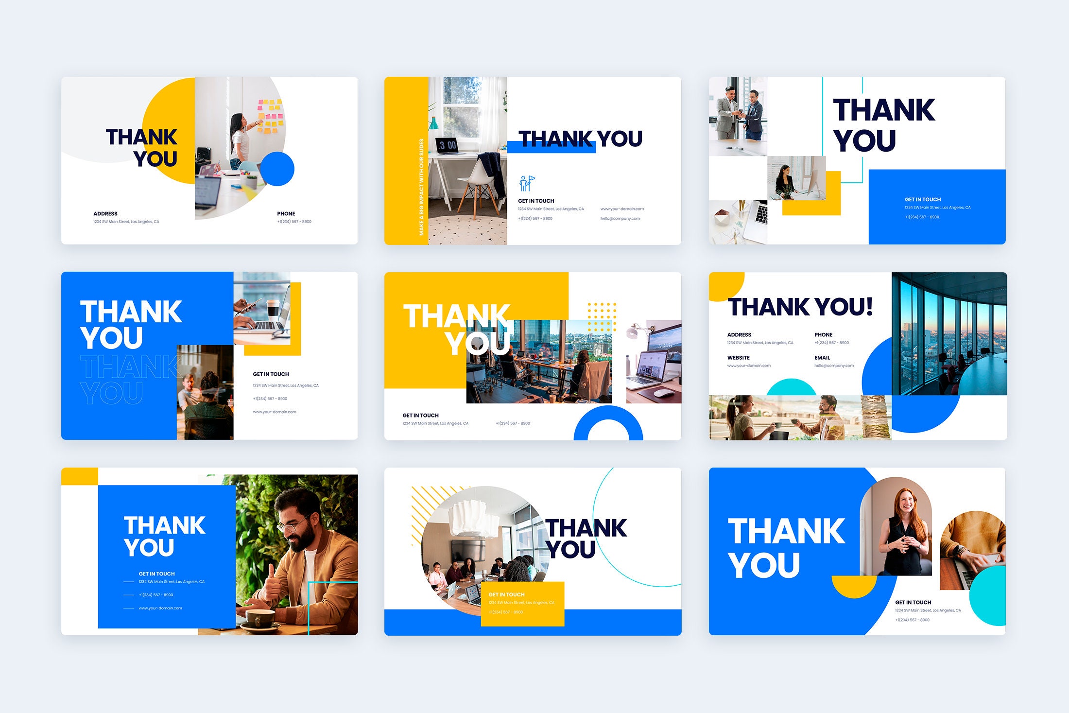 Thank You Slides Infographics | Template for Google Slides | Best ...
