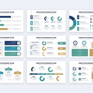 Executive Summary Infographics Template for Illustrator Best ...
