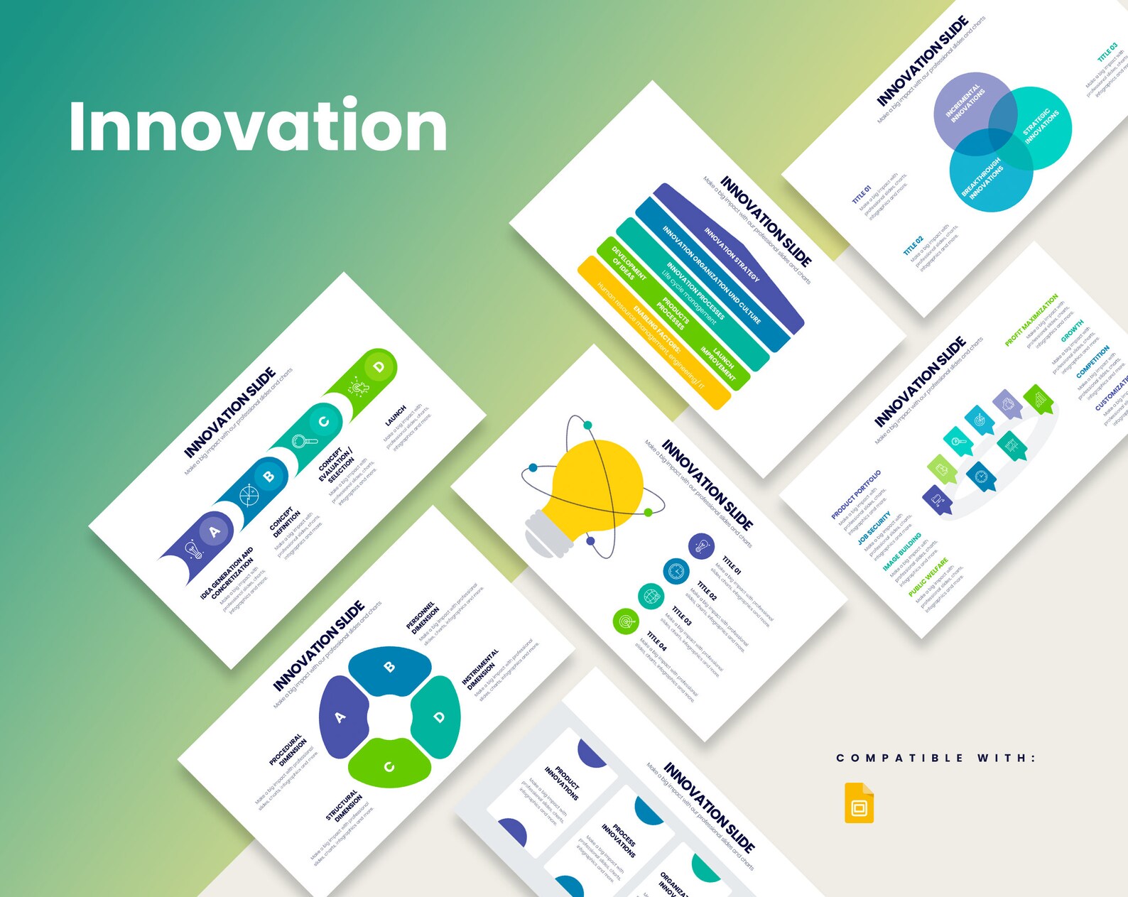 Innovation Infographics | Google Slides Template, Template for Google ...