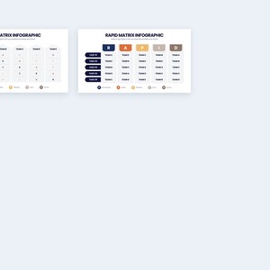 RAPID Matrix Infographics | Powerpoint Template, Template for ...