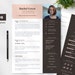 Ella Resume Template | Professional Microsoft Word CV Indesign Template ...