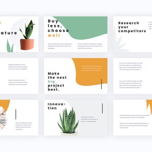 Organic Presentation Template | Powerpoint Template, Slides for Keynote ...