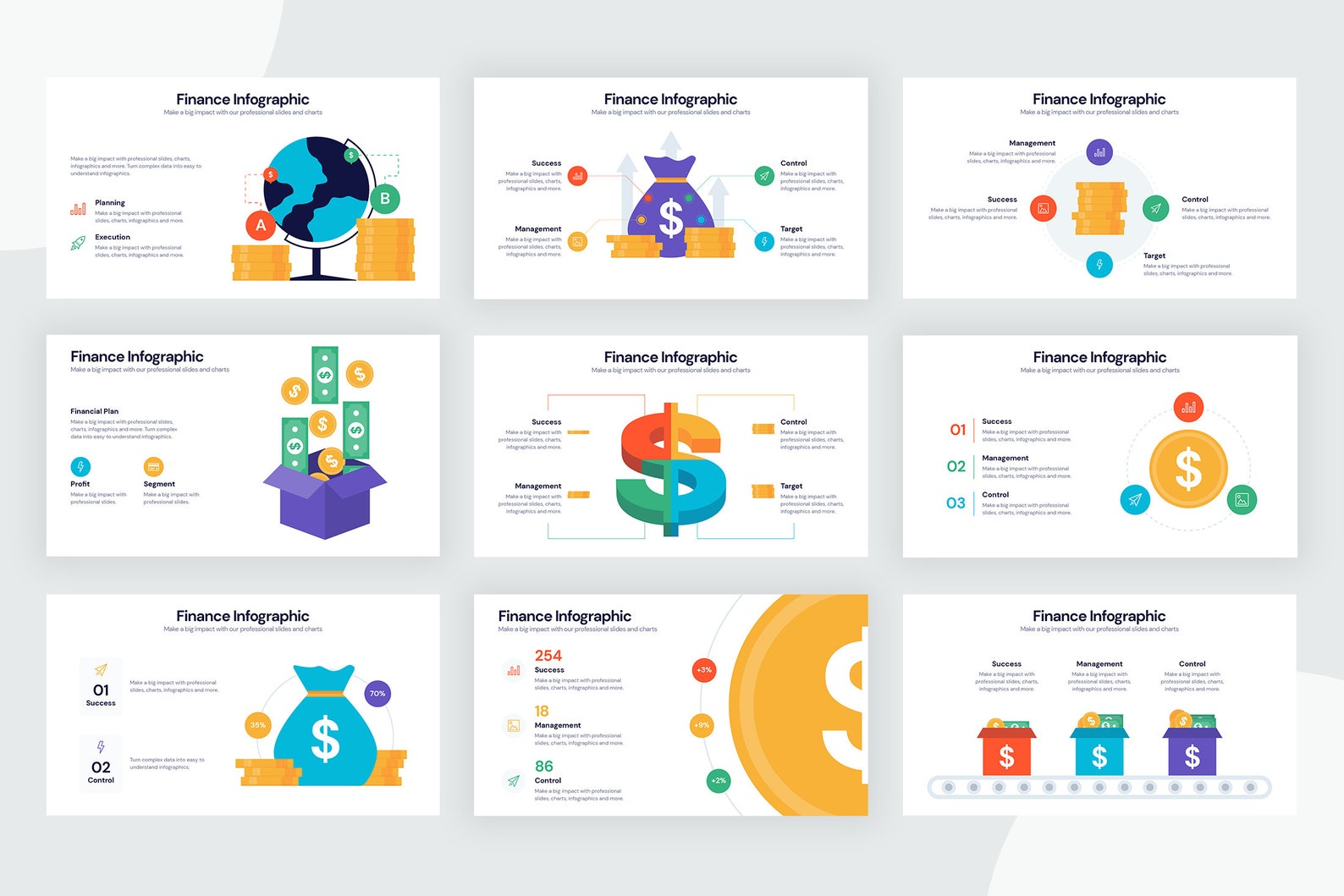 Finance Infographic Templates | Diagrams for Powerpoint, Illustrator ...