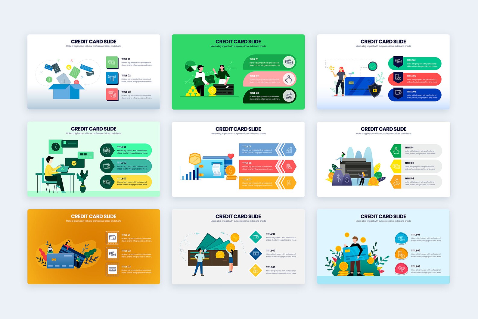 Credit Card Infographic Slides Template for Powerpoint Best Powerpoint ...