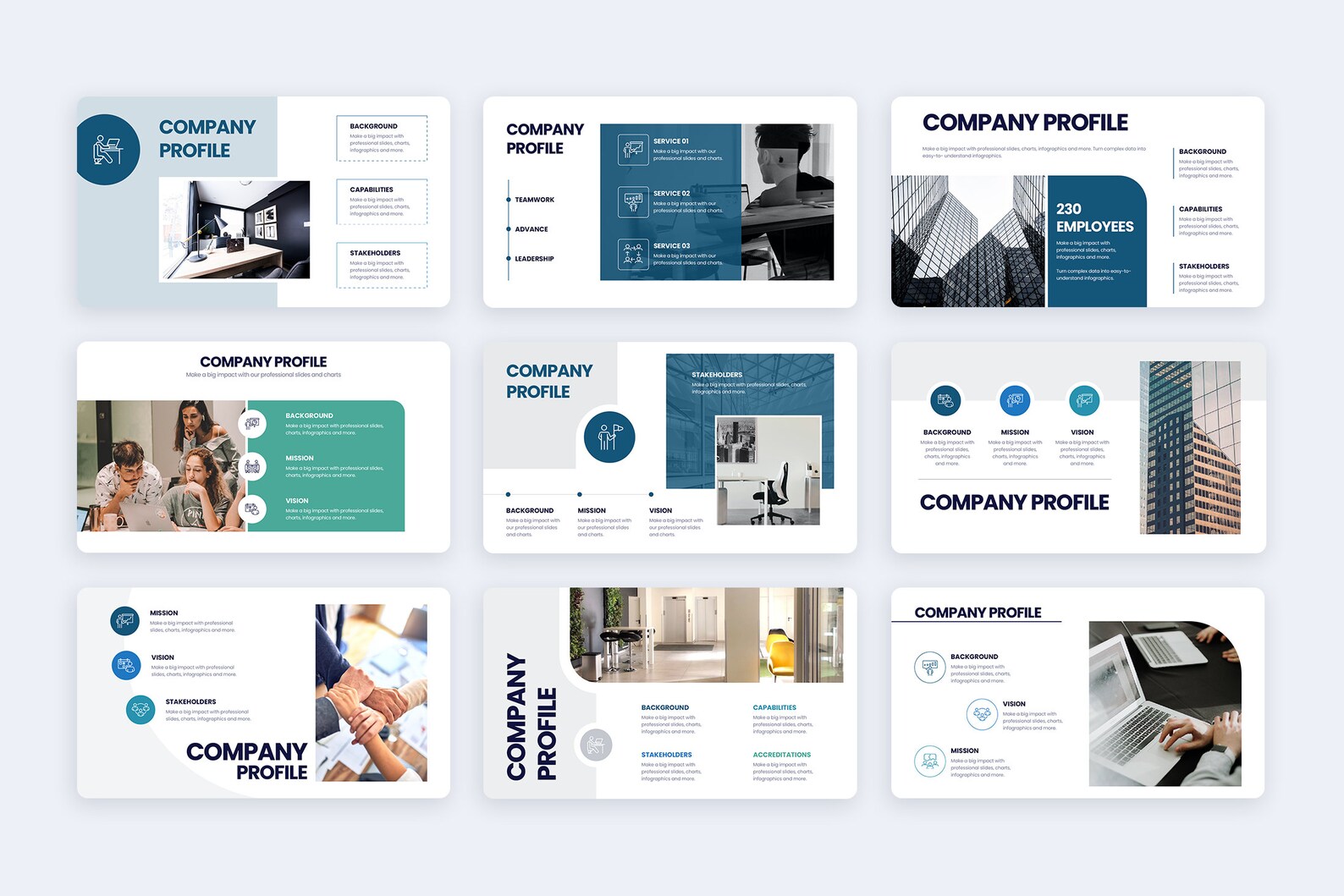 Company Profile Infographics | Template for Illustrator | Best ...