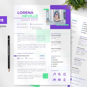 Eva Resume Template | Professional Microsoft Word CV Indesign Template ...