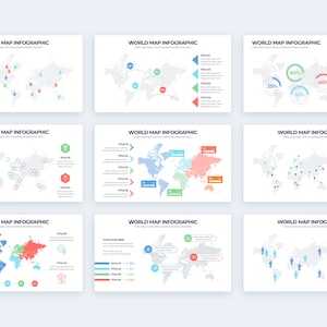 World Maps Infographics | Template for Google Slides | Best Google ...