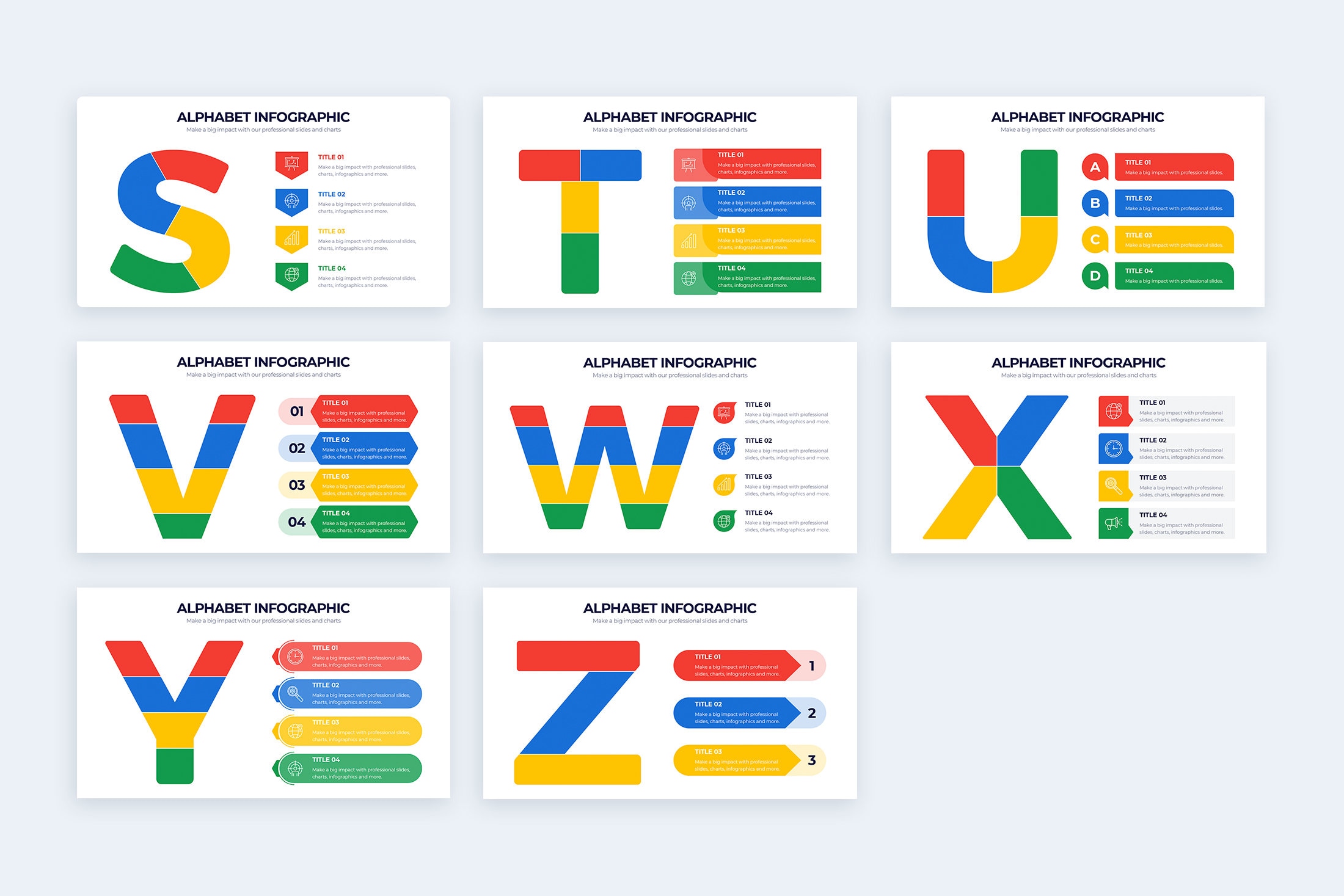 Alphabet Infographics | Template for Keynote | Best Keynote Template ...