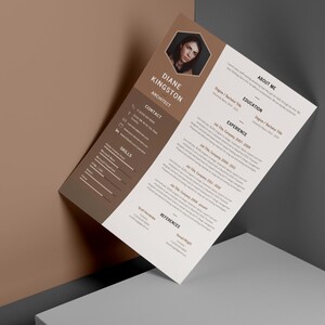 Elena Resume Template | Professional Microsoft Word CV Template ...