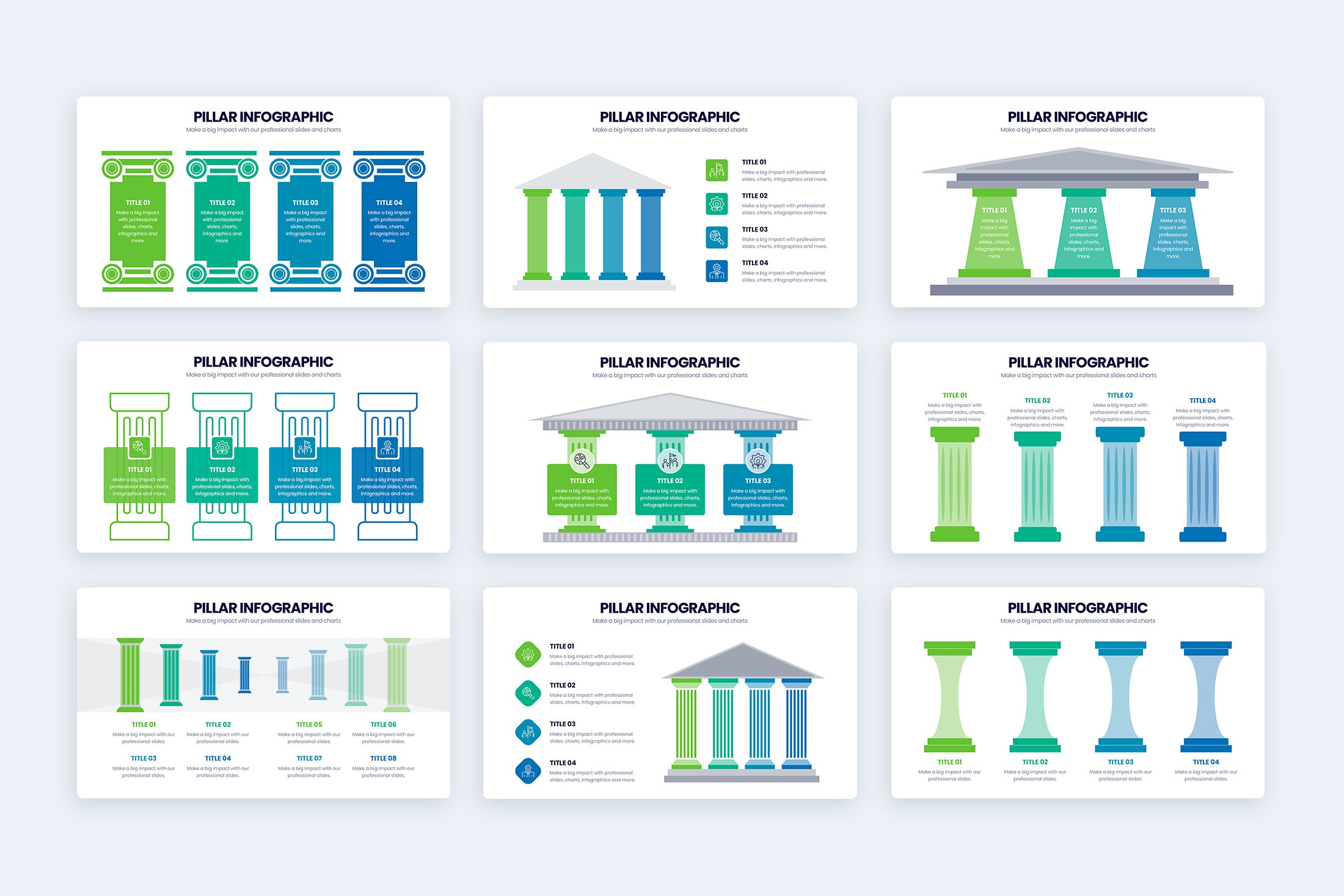 Pillar Infographics | Template for Powerpoint, Best Powerpoint Template ...