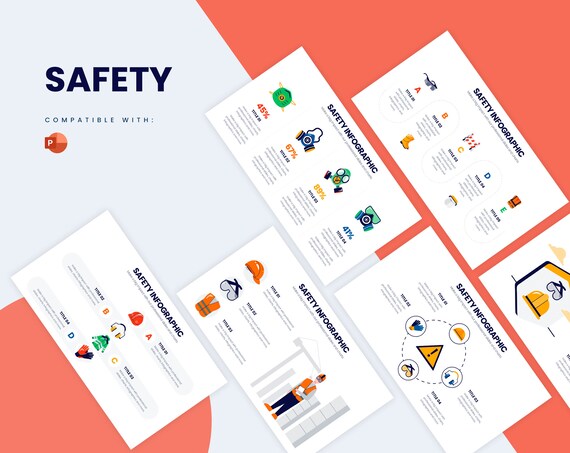 Safety Infographics Template for Powerpoint Best Powerpoint | Etsy
