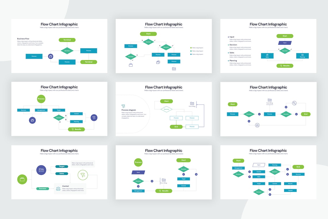 Flow Chart Templates | Diagrams for Powerpoint, Illustrator, Keynote ...