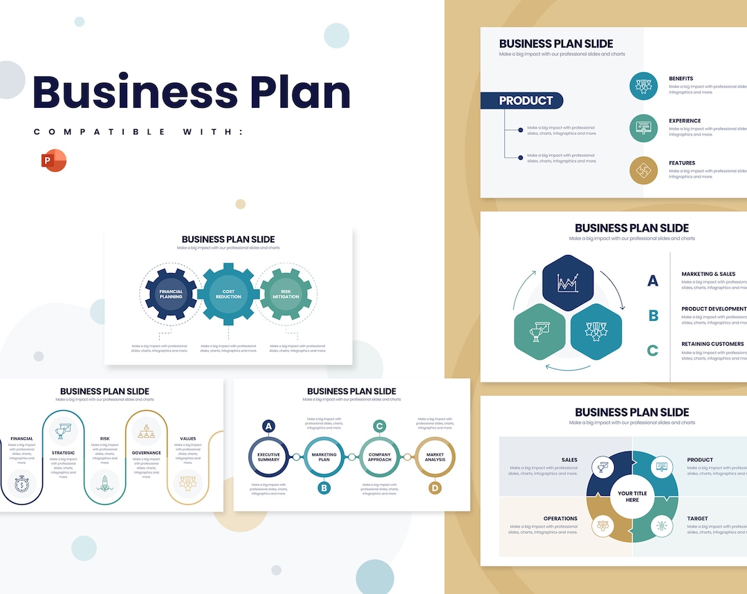 Business Plan Infographics | Powerpoint Template, Template for ...