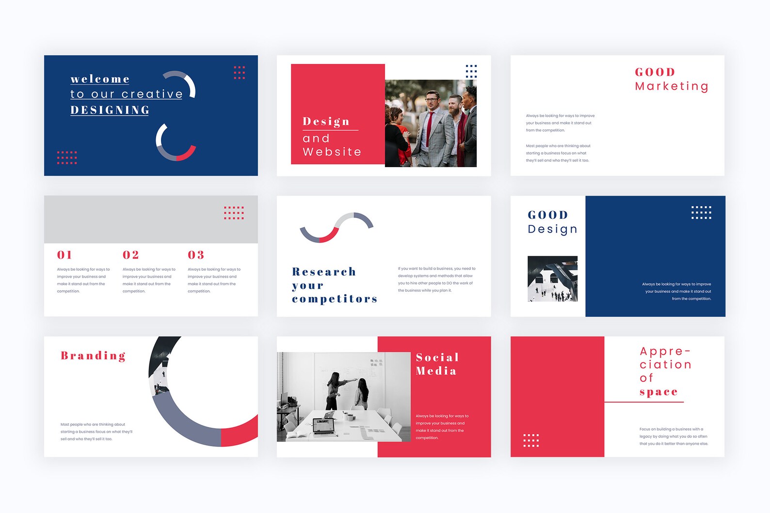 Research Presentation Template Powerpoint Template, Slides for Keynote ...